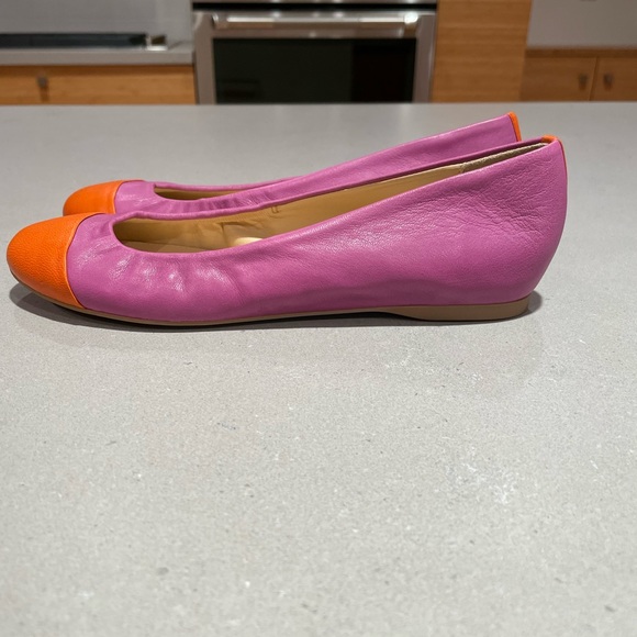 J. Crew | Shoes | J Crew Cece Color Block Ballet Flats 55 M | Poshmark